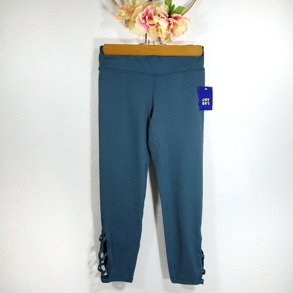 JoyLab | Pants & Jumpsuits | Joy Lab Teal Cropped Ankle Yoga Pants ...